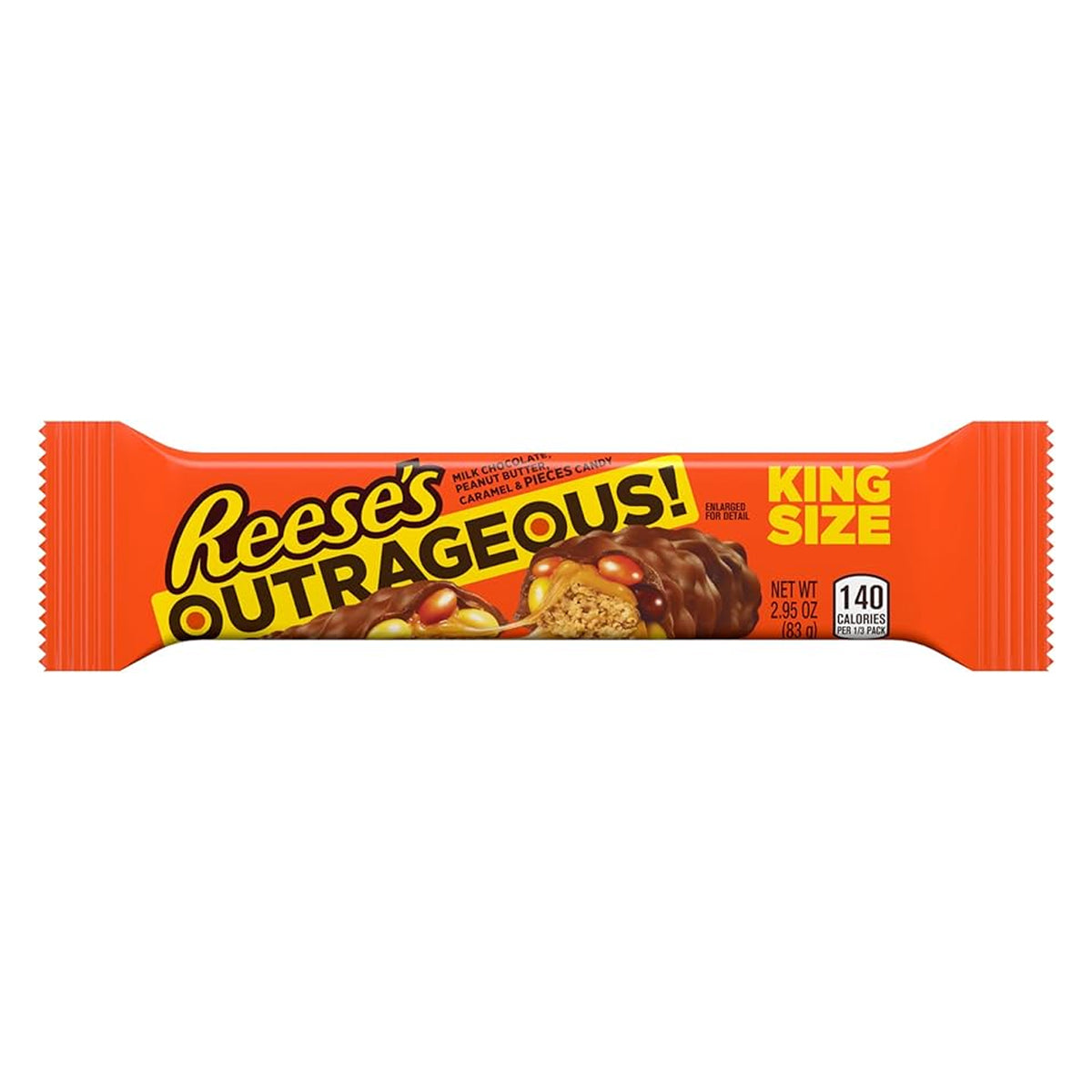 Reeses Outrageous Chocolate King Size 83g x 18 (x 18 units) – MELBOURNE DISTRIBUTORS CO