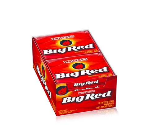 40G BIG RED CINNAMON GUM (x 10 units) – MELBOURNE DISTRIBUTORS CO