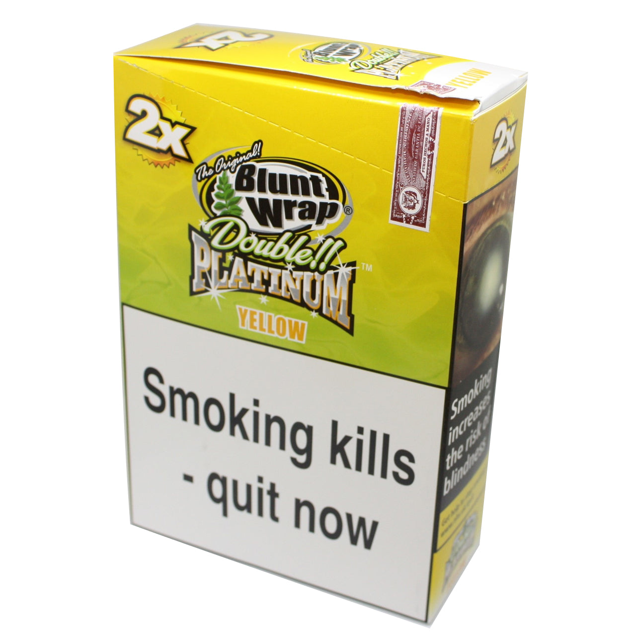 BLUNT WRAP - DOUBLE PLATINUM 2PK - YELLOW – MELBOURNE DISTRIBUTORS CO